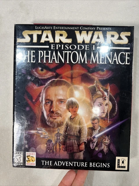 STAR WARS: EPISODE I The Phantom Menace PC Big Box Windows 95/98 Sealed ...