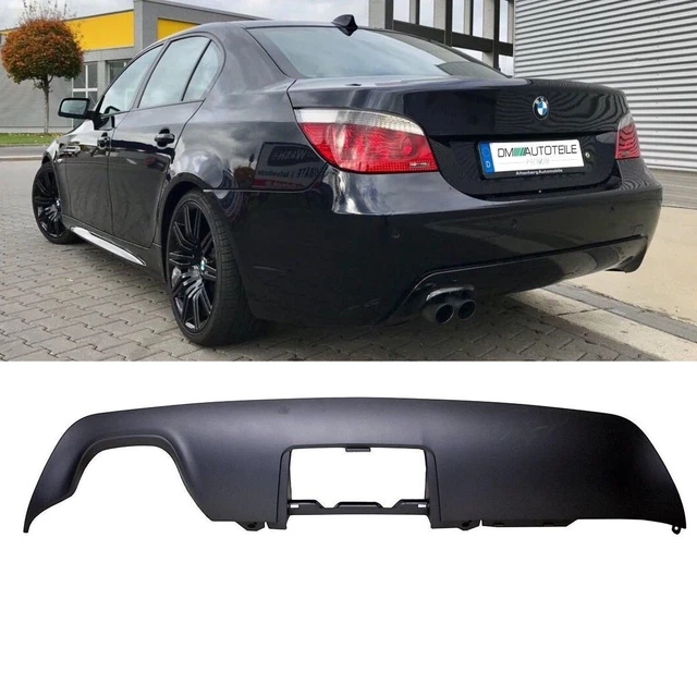 HECKDIFFUSOR SCHWARZ PASST für BMW E60 E61 M Paket mit Anhängerkupplung Diffusor EUR 64,30 ...