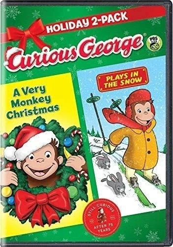 CURIOUS GEORGE: HOLIDAY 2-Pack (A Very Monkey Christmas / Plays in the ...