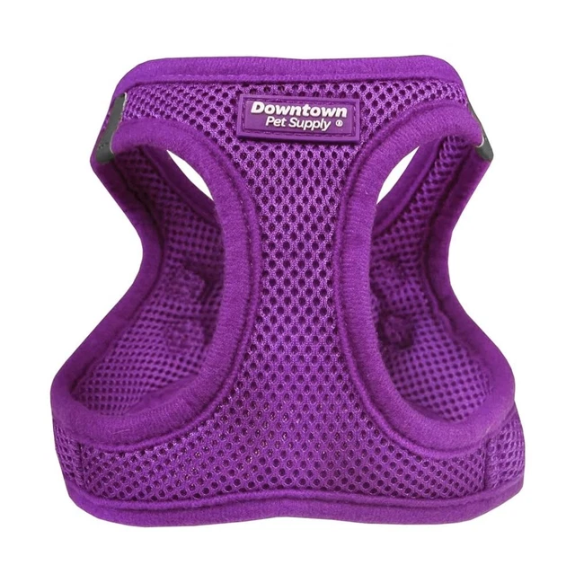 BEST NO PULL, Step in Adjustable Dog Harness with Padded Vest, - Purple ...