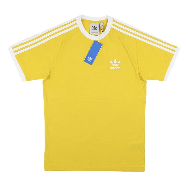 ADIDAS MEN'S ADICOLOR Classics 3-Stripes T-Shirt Yellow IM9388 $19.99 ...
