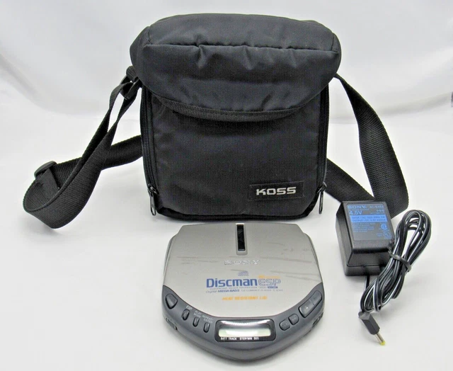 VINTAGE SONY D-E301 Discman Walkman ESP AVLS Mega Bass Portable CD ...