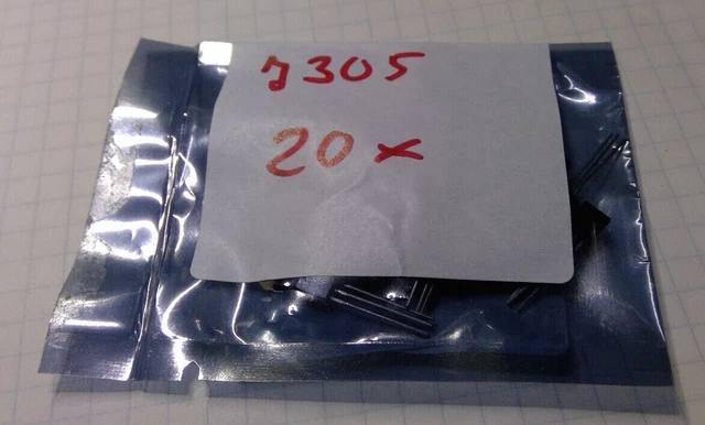 30 STÜCK TRANSISTOR: J305 N-JFET, N-Channel -30V Low Ciss EUR 22,50 ...