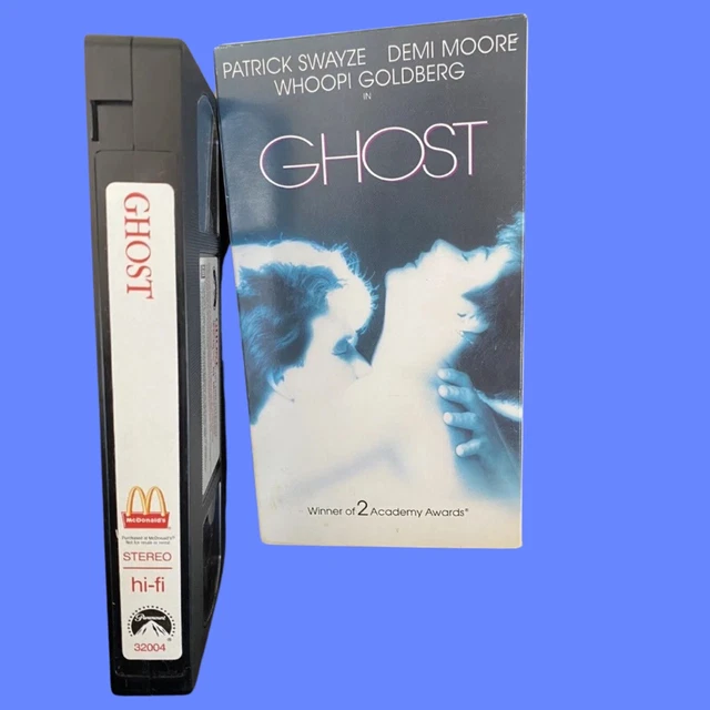 GHOST- VHS. MCDONALD’S Restaurant Purchase. Patrick Swayze. Free ...