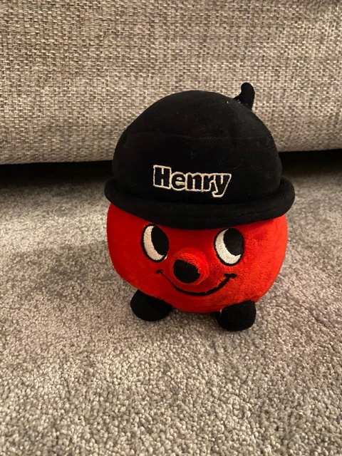 HENRY HOOVER HUGGABLE Red Soft Toy plush Small Approx 6" Plush By ...