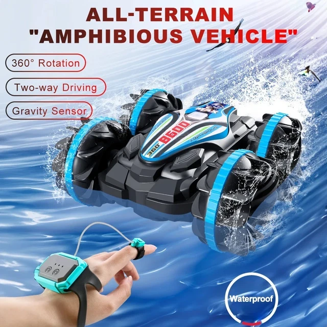 4WD RC STUNT Car Gesture Sensor Remote Control Off-Road Waterproof 360 ...