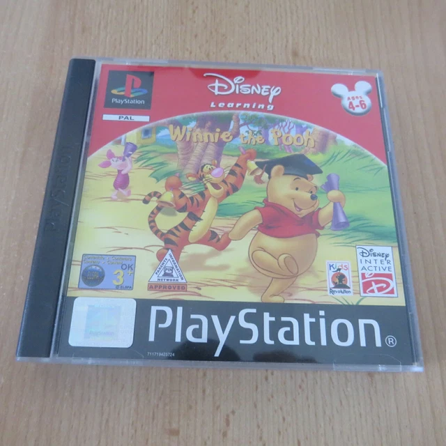 DISNEY APRENDIZAJE WINNIE The Pooh PS1 PLAYSTATION 1 Pal Buen ...
