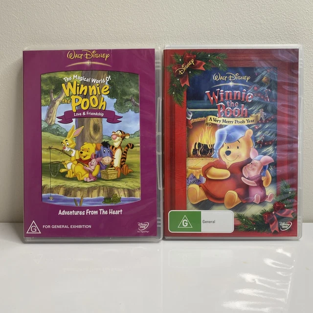 DISNEY WINNIE THE Pooh A Very Merry Pooh Year Christmas + Love ...