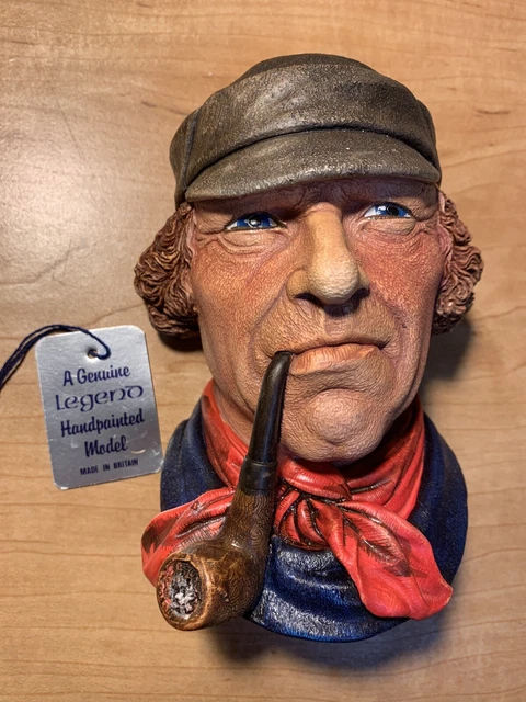 VINTAGE CHALKWARE THE Dutchman Pipe By Legend Products England 1985 F ...