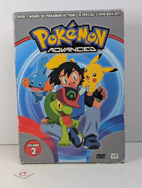 POKEMON ADVANCED - Box Set Vol. 2 (DVD, 2006, 3-Disc Set, Dubbed) $36. ...