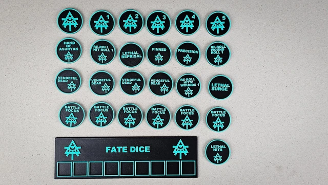 AELDARI / ELDAR Token Set | Warhammer 40k Tokens EUR 9,95 - PicClick DE