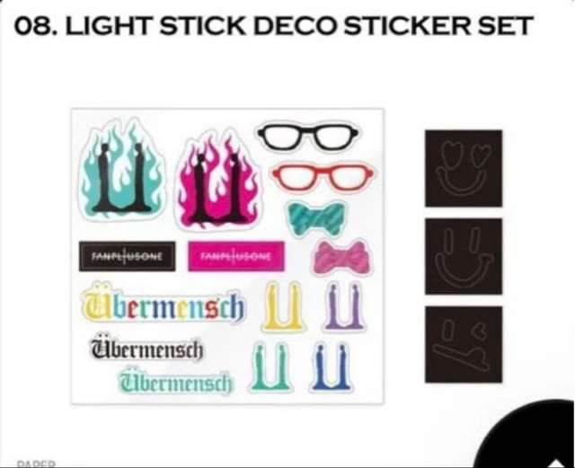 G-DRAGON 2025 WORLD TOUR Light Stick Deco Sticker $150.37 - PicClick AU