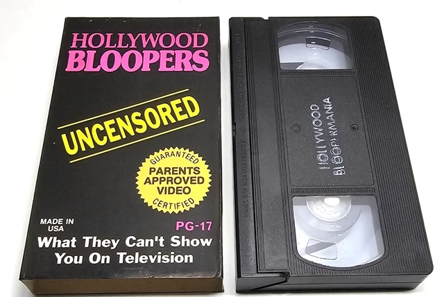 HOLLYWOOD BLOOPERS UNCENSORED VHS 1990 £9.08 - PicClick UK