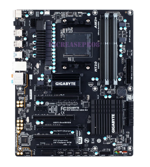 GIGABYTE GA-990XA-UD3 R5 Motherboard AMD 990X Socket AM3+ DDR3 DIMM ...