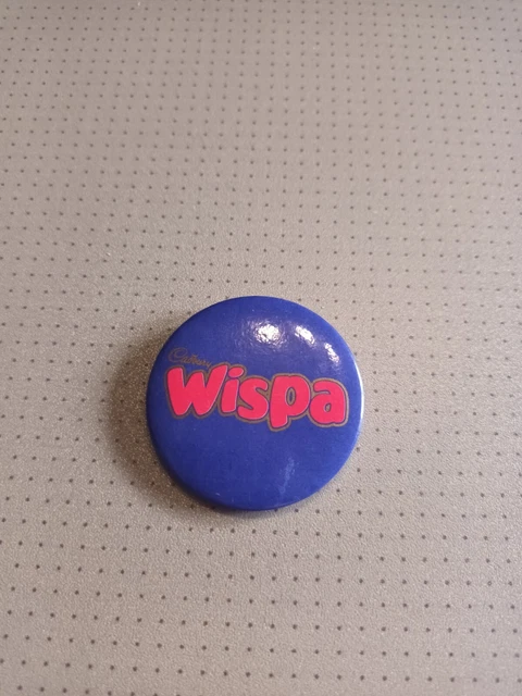 CADBURYS PIN BADGE - Wispa Chocolate Bar £5.14 - PicClick UK