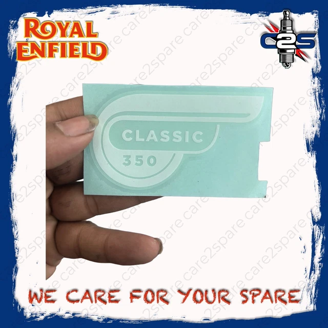 GENUINE ROYAL ENFIELD Classic 350 UCE Air FIlter Box Sticker Right Side ...