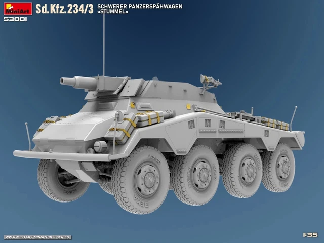MIN53001 - MINIART 1:35 - Sd.Kfz.234/3 Schwerer Panzerspahwagen Stummel ...