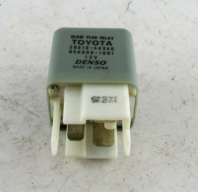 967-TOYOTA DIESEL 4-PIN Glow Plug Grey Relay 28610-54360 Denso 12V ...