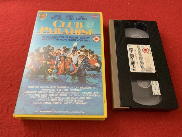 CLUB PARADISE WARNER Brothers Big Box Ex Rental Vhs Video Tested Robin ...