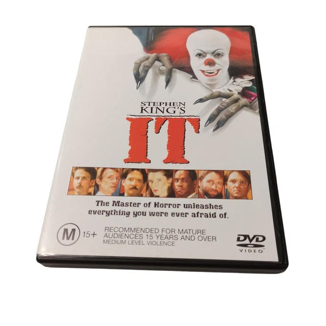 STEPHEN KINGS IT (DVD) Movie Horror Thriller Drama Supernatural ...
