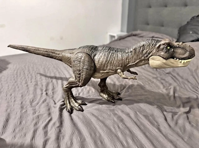 MATTEL JURASSIC WORLD Dominion Super Colossal Tyrannosaurus Rex Action ...