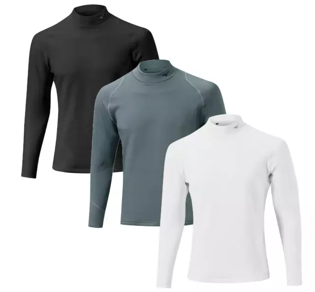 MIZUNO MENS BREATH Thermo BioGear Base Layer Compression Warming Top £ ...