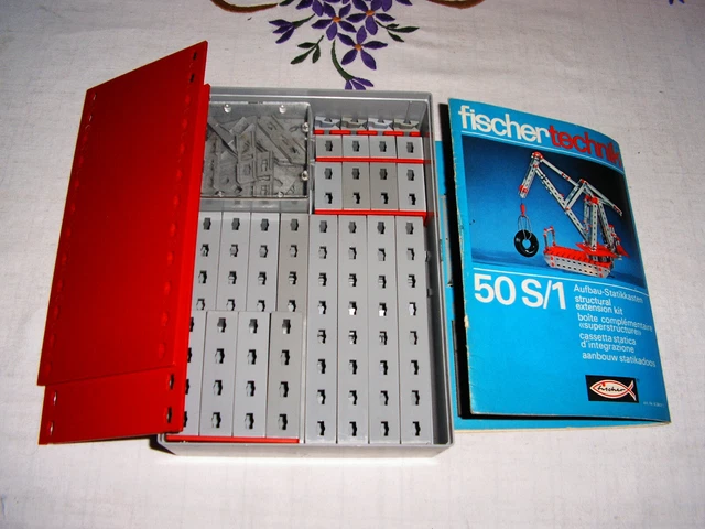 KIT DE CONSTRUCTION Fischertechnik 50 S/1 *statique*, avec instructions ...