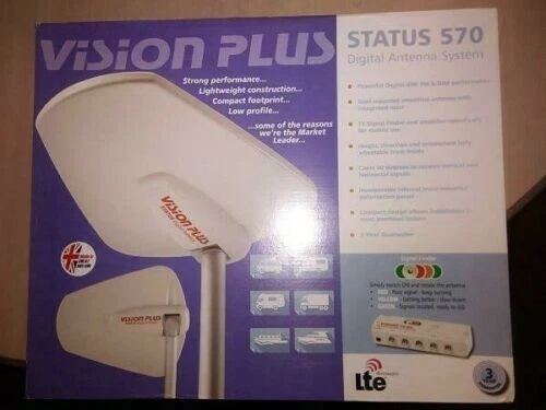 VISION PLUS STATUS 570 Caravan Motorhome Digital Freeview TV Radio ...