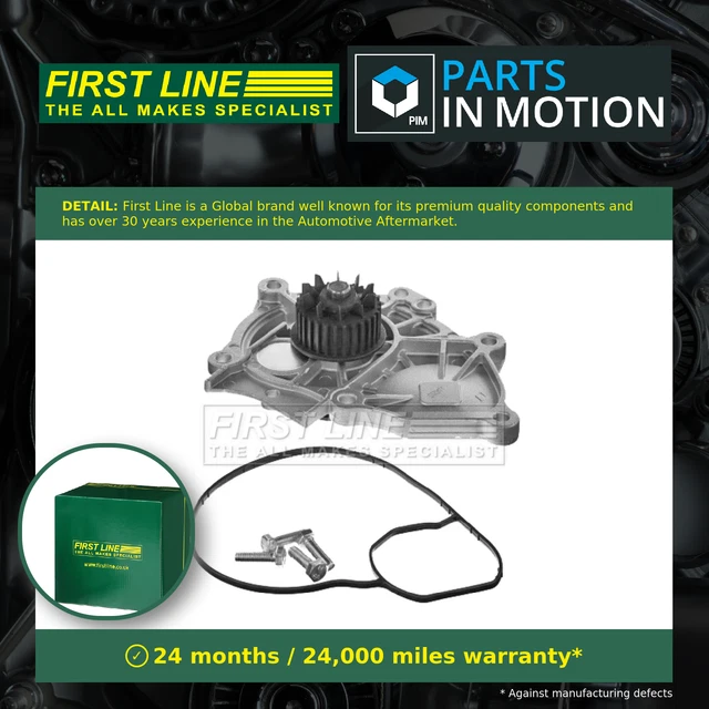 WATER PUMP FITS AUDI Q3 8U, F3B, F3N 2.0 2014 on Coolant Firstline ...