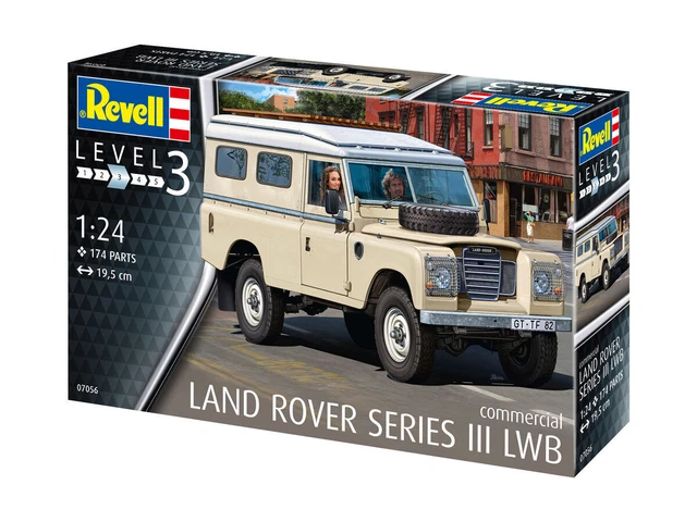 REVELL 1/24 SCALE Land Rover Series III LWB Model Car Kit - 07056 EUR ...