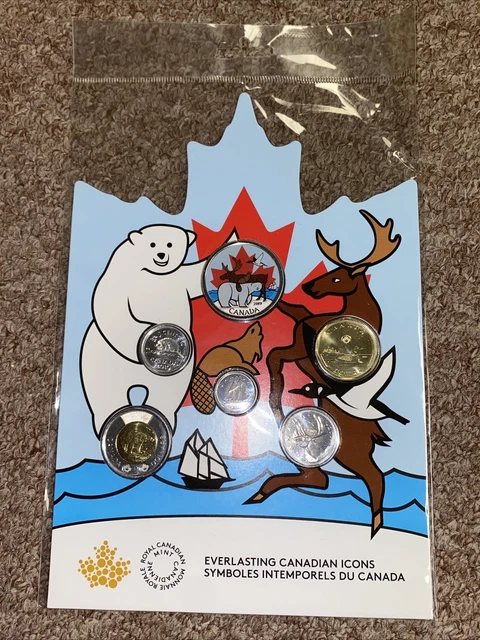 2019 EVERLASTING CANADIAN Icons + Royal Canadian Mint + 6-Coin Set $66. ...