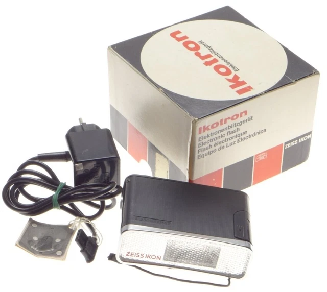 ZEISS IKOTRON C1 SLR vintage film camera flash boxed Ikon cable manual ...