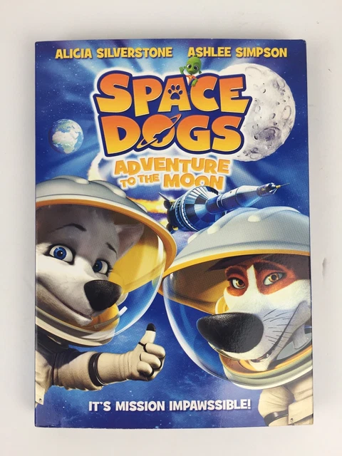 SPACE DOGS ADVENTURE to the Moon DVD Alicia Silverstone Ashlee Simpson ...