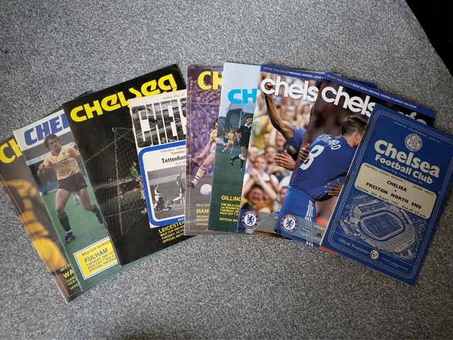 COLLECTION OF CHELSEA programmes £3.29 - PicClick UK