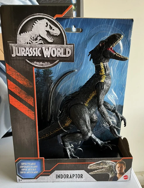 JURASSIC WORLD PARK Fallen Kingdom Posable INDORAPTOR Mattel 10 ...
