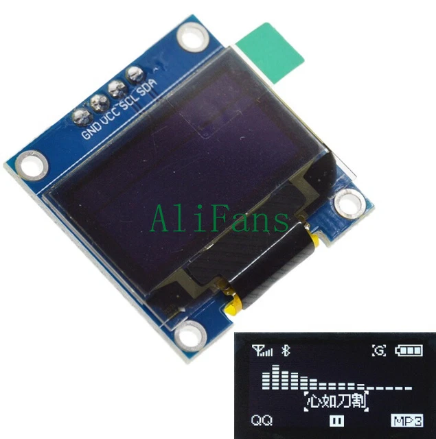 New 096and I2c Iic Serial 128x64 White Oled Lcd Led Display Module For Arduino 444 Picclick Au