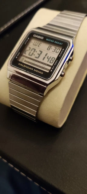 1986 SUPER SELTENE Casio A280 Kalender Memo Uhr (Modul 551) EUR 198,43 ...