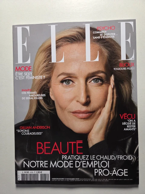 MAGAZINE MODE ELLE french #4169 13 novembre 2025 Gillian Anderson EUR ...