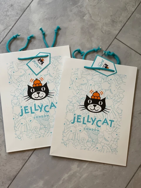 SET OF 4 Jellycat paper bags ideal gift bag for Present £10.00 ...