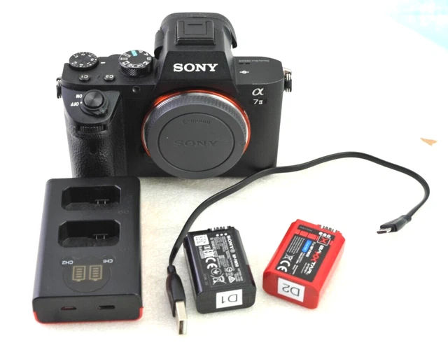 SONY A7 II ILCE-7II 24.3MP Body Digital Camera, Triggers/Shutter Count ...