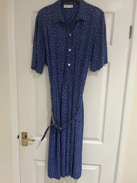 VINTAGE80’S MANDY MARSH England, Womens Dress Multicoloured Geometric ...