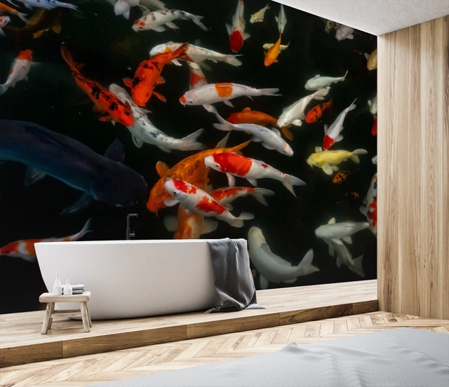 3D BEAUTIFUL GOLDFISH G1772 Wallpaper Wall Murals Removable Self ...
