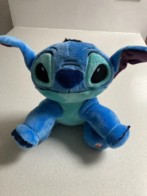 DISNEY STITCH SOFT Toy (Lilo & Stitch) With Light Up Face/Cheeks. 25cm ...