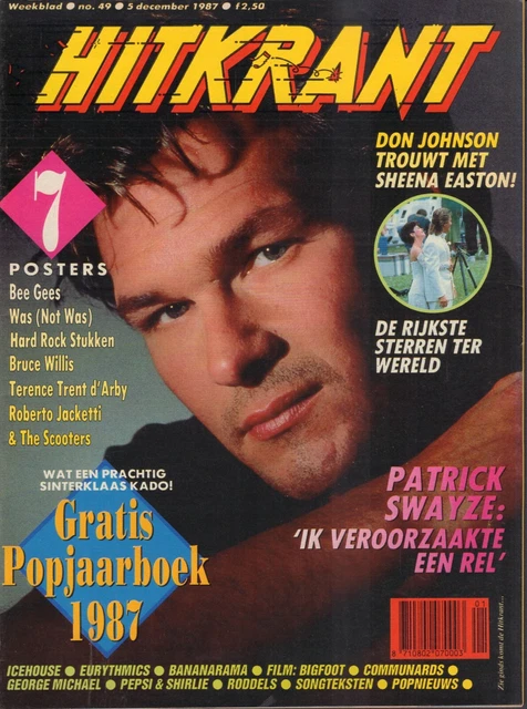 HITKRANT 1987 # 49 - Patrick Swayze(Cover)/Madonna/Bee Gees/Terence ...