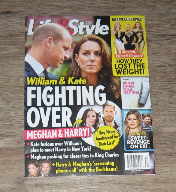LIFE & STYLE 2023 magazine Kate Middleton MARIAH CAREY Christina ...