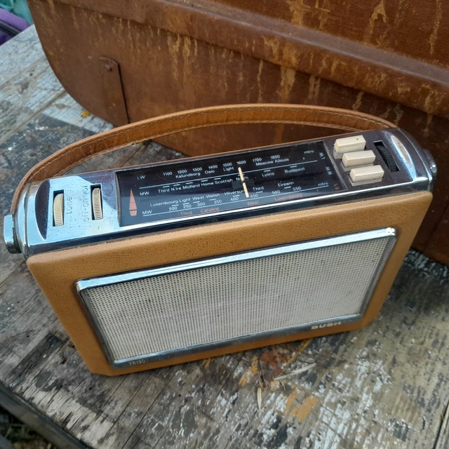 BUSH TR130 VINTAGE portable transistor radio late 1960,s £7.00 ...