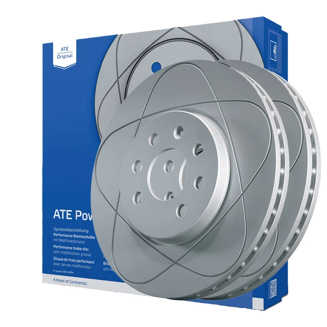 ATE POWERDISC BREMSSCHEIBEN Opel Astra G 256 VA belüfte 24.0324-0152.1 ...
