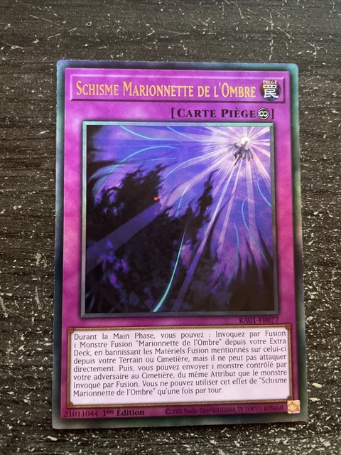 CARTE YU-GI-OH! SCHISME Marionnette De L’ombre Ra01-Fr077 Ultimate Rare Neuf Fr EUR 9,85 ...