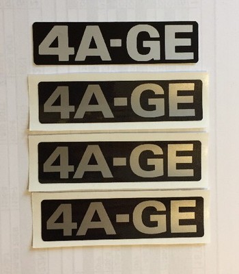 TOYOTA 4AGE TIMING Belt Cover Decal Sticker AE86 Twin Cam £6.00 ...