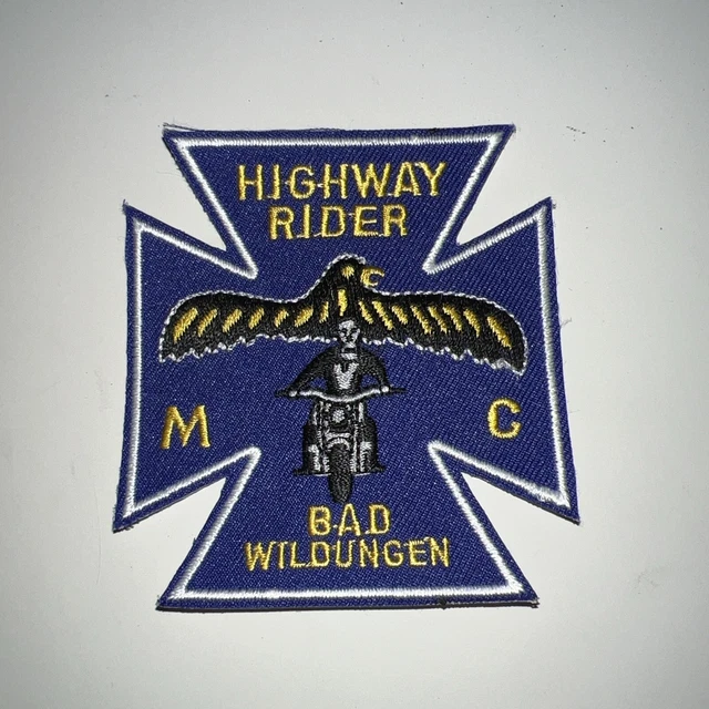 MC PATCH AUFNÄHER Kutte Motorcycle Club Mf Patches Vest Bones Hells ...